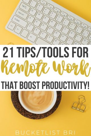 21 Useful Tips & Tools for Working Remotely (& Boost Productivity!)