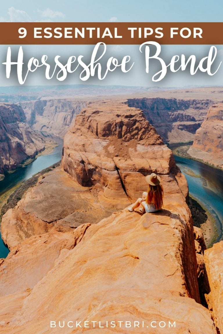9 Tips for Hiking the Horseshoe Bend Trail | Bucketlist Bri