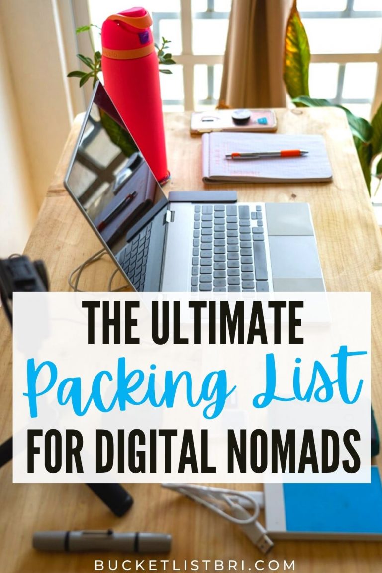 The Perfect Packing List for Digital Nomads | Bucketlist Bri