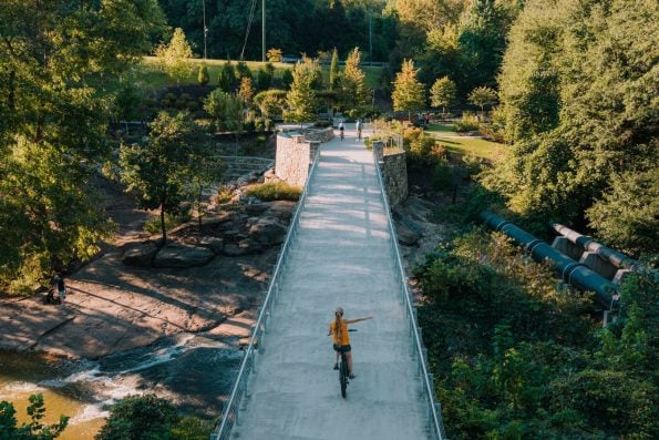 Biking the 22-Mile Swamp Rabbit Trail in Greenville, SC