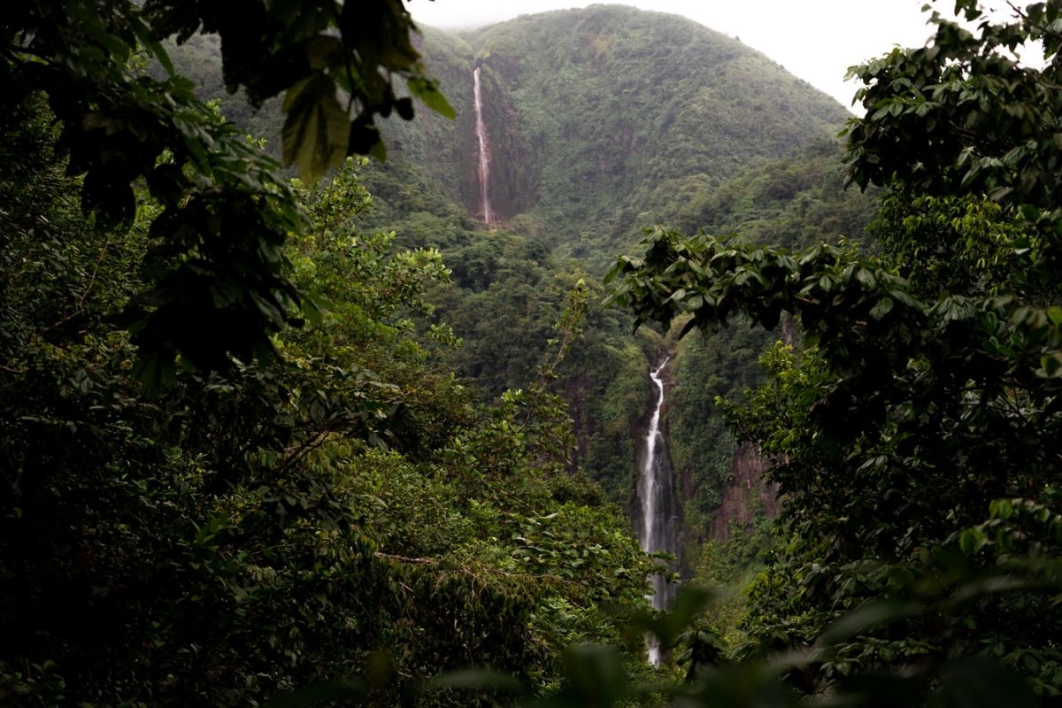 Hiking to Les Chutes du Carbet Waterfalls in Guadeloupe