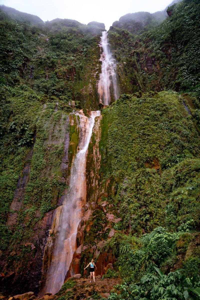 Hiking to Les Chutes du Carbet Waterfalls in Guadeloupe